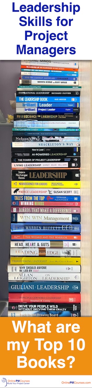 Leadership Books for Project Managers: What are my Top 10 Books?